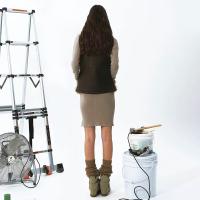 China Cool Girls Deconstructed Design Faux Mink Fur Short Vest for sale