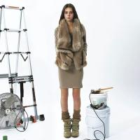 China Cool Girls Deconstructed Design Faux Mink Fur Short Vest for sale