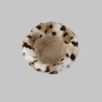 China Classic Leopard Print Faux Fur Fisherman Hat That Flatters The Face Shape for sale