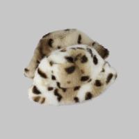 China Classic Leopard Print Faux Fur Fisherman Hat That Flatters The Face Shape for sale