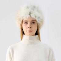 China Snow Leopard Print Faux Fur Cossack Hat for sale