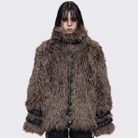 China Street Rock Style Foxy Faux Fur Jacket for sale