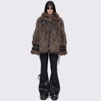 China Street Rock Style Foxy Faux Fur Jacket for sale