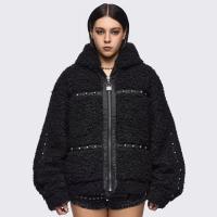 China Bunny Faux Sheep Fur Fluffy Jacket for sale