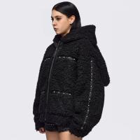 China Bunny Faux Sheep Fur Fluffy Jacket for sale
