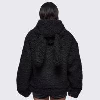 China Bunny Faux Sheep Fur Fluffy Jacket for sale