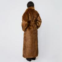 China Thick Oversized Faux Fur Long Fluffy Coat for sale