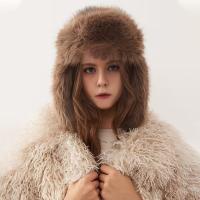 China Faux Fur Trapper Pilot Fluffy Hat for sale