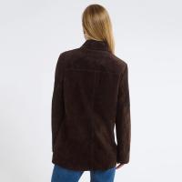 China Western Vibe Women Yellowstone Faux Suede Jacket for sale