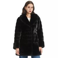 China Commuting High Insulation Faux Fur Fluffy Coat for sale