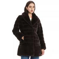 China Commuting High Insulation Faux Fur Fluffy Coat for sale