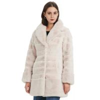 China Commuting High Insulation Faux Fur Fluffy Coat for sale