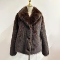 China Soft Chic Faux Fur Fluffy Classic Short Jacket for sale
