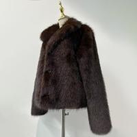 China Soft Chic Faux Fur Fluffy Classic Short Jacket for sale