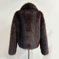 China Soft Chic Faux Fur Fluffy Classic Short Jacket for sale