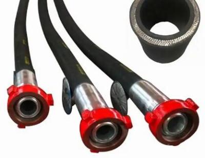 China 2 Inch Drilling Rotary Hose - Steel Wire Flexible Hose for Oil Field Cementing API 7K 7500 psi High Pressure for sale