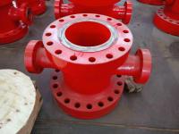 China 3000 PSI Red Casing Spool Cross for High-Pressure Drilling - 2