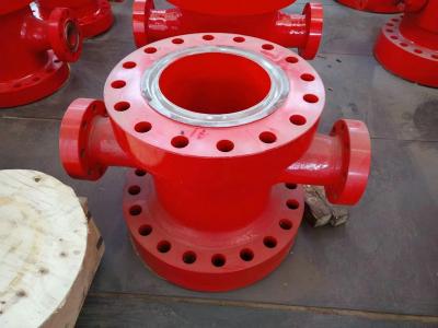 China 3000 PSI Red Casing Spool Cross for High-Pressure Drilling - 2