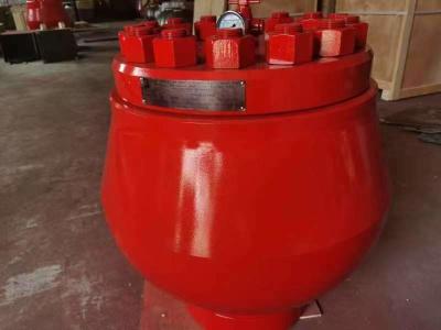 China KB-45 Forged Steel Pulsation Dampener Assembly for F800 Mud Pump - 5000psi Max Pressure, 1-20 Gallon Sizes for sale