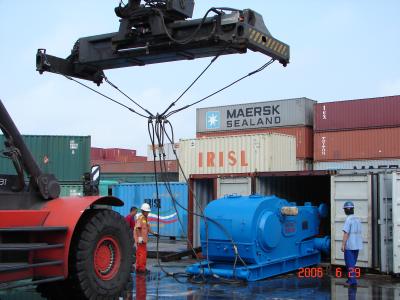 China High Pressure 3000psi Drilling Mud Pump 500HP 260SPM Triple Cylinder for sale