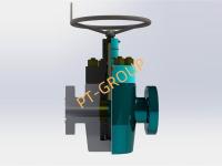 China API 6A Manual Gate Valve FLS Series H2S Sour Service - 2000-20000 PSI, 1-13/16