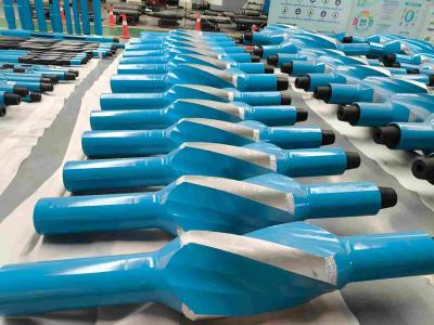 China 22 Inch Spiral Welded Blade Stabilizer with 11 Inch OD Body and 7-5/8 Inch Connections for Downhole Drilling for sale