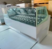 China Commercial Ice Cream Showcase Display Freezer With Secop / Embraco Compressor for sale