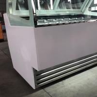 China Ice Cream Gelato Display Freezer Upright Digital Control -18~ -22 Cold Plate Showcase for sale