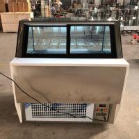 China 12tray Gelato Display Freezer Refrigerated Ice Cream Display Cabinets Shockproof for sale