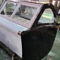 China 12 Pan Gelato Ice Cream Display Freezer Air Cooling Customized CE Approved for sale