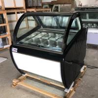 China -22° Custom Gelato Batch Freezer Small 12 Pans Ice Cream Showcase for sale