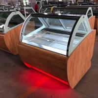 China Commercial Popsicle Display Freezer Air Cooling CE Certified for sale