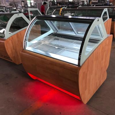 China Commercial Popsicle Display Freezer Air Cooling CE Certified for sale