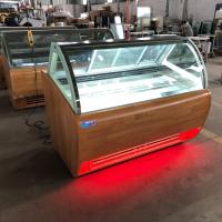 China Commercial Popsicle Display Freezer Air Cooling CE Certified for sale