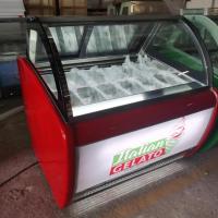 China Dessert Retail Shop Popsicle Display Freezers Fan Cooling For Gelato Ice Cream for sale