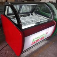 China Dessert Retail Shop Popsicle Display Freezers Fan Cooling For Gelato Ice Cream for sale
