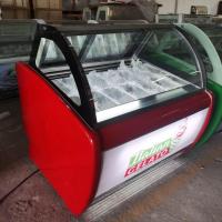 China Dessert Retail Shop Popsicle Display Freezers Fan Cooling For Gelato Ice Cream for sale
