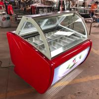 China R290a Popsicle Display Freezer Customized Body Color for Gelato Ice Cream for sale