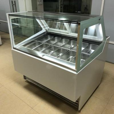China Single Door Popsicle Gelato Ice Cream Display Cabinet Upright Fan Cooling for sale