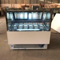 China Commercial Ice Cream Display Cabinet Quick Freeze Dessert Popsicle Freezer for sale