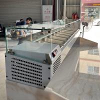 China Restaurant Commercial Sandwich Prep Table Pizza Refrigerator with Granite Marble Top for sale