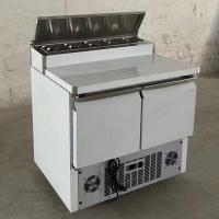 China Stainless Steel Pizza Prep Table Restaurant Sandwich Prep Refrigerator for sale