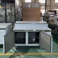 China Pizza Refrigerated Sandwich Prep Table Commercial Counter Top Single Temperature for sale