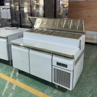 China Pizza Refrigerated Sandwich Prep Table Commercial Counter Top Single Temperature for sale