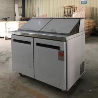 China SS201 SS304 Refrigerated Sandwich Prep Table 2 Doors Air Cooling for sale