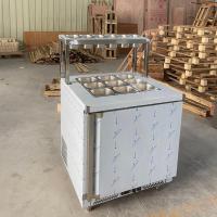 China Fast Food Restaurant Salad Preparation Fridge Customized 9 Pans for sale