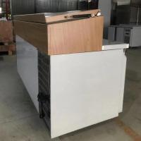 China OEM R134a R290 Salad Preparation Fridge 3 Doors Air Cooling for sale