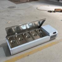 China Desktop Salad Bar Fridge Static Cooling For Bakeries VRX1200 for sale