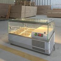 China Buffet Refrigerated Counter Top Salad Bar With LCD Temperature Display Screen for sale