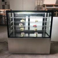 China Customized Electric Cake Display Refrigerator Cake Showcase Chiller 4pcs Shelves for sale
